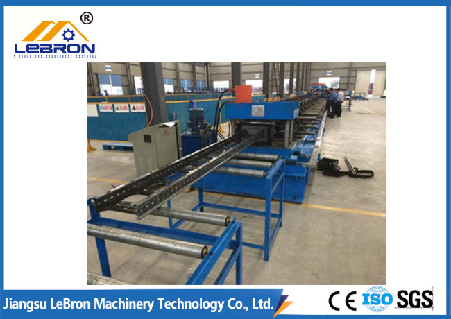 GI And GP Material Cable Tray Roll Forming Machine , Cable Tray Bending ...
