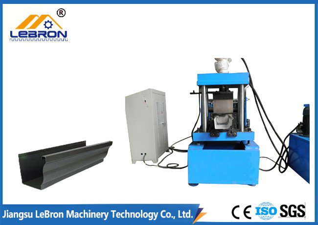 0.3mm-0.8mm Thickness Continuous Gutter Machine For Half Round ...